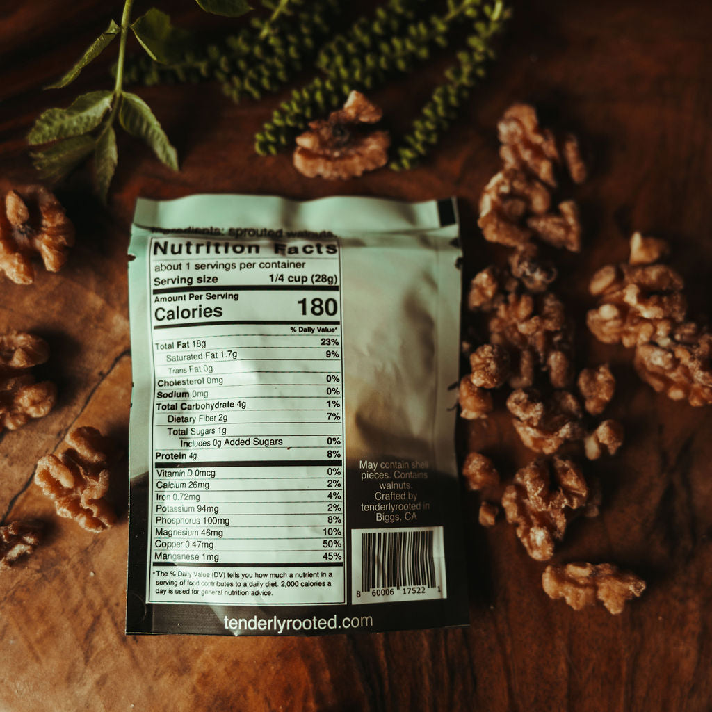Mini Packs of Sprouted Walnuts, 16 eaches