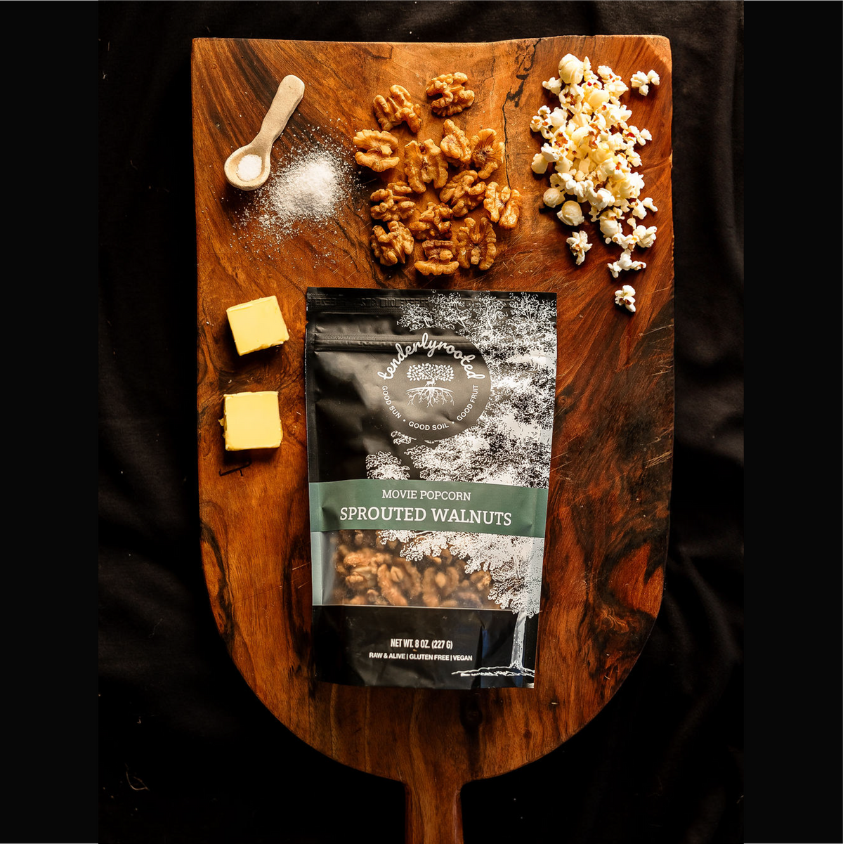 Tenderlyrooted US Store - Sprouted, Spiced & Savory Walnuts